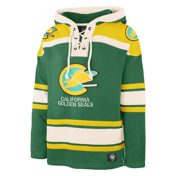 California Golden Seals Apparel | Fleece Lacer Hood | ’47