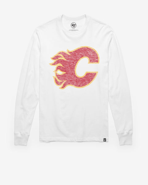 Calgary Flames Apparel | Classic Franklin Long Sleeve Tee | ’47