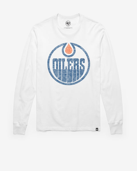 Edmonton Oilers Apparel | Classic Franklin Long Sleeve Tee | ’47
