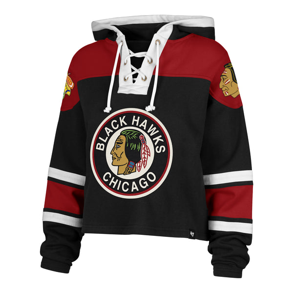 Chicago Blackhawks Apparel | Fleece Lacer Hood | ’47