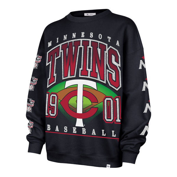 MINNESOTA TWINS GO BIG '47 OVERSIZED CREW WOMENS
