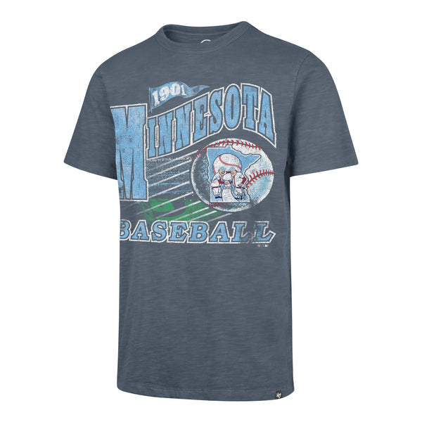MINNESOTA TWINS COOPERSTOWN GAME WORN HEAVY '47 SLUB TEE