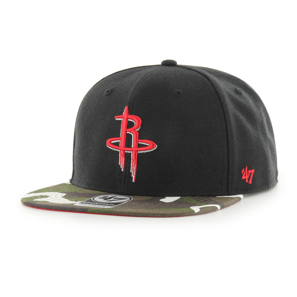 Houston Rockets Hats | Captain Flatbrim Snapback | ’47