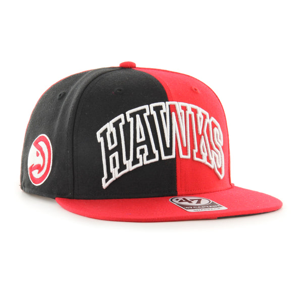 Atlanta Hawks Hats | Captain Flatbrim Snapback | ’47