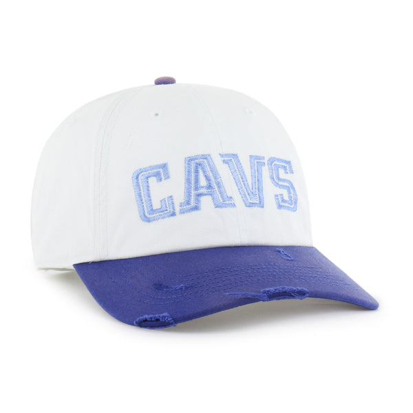 CLEVELAND CAVALIERS HARDWOOD CLASSICS WORN SCRIPT '47 CLEAN UP MF MID