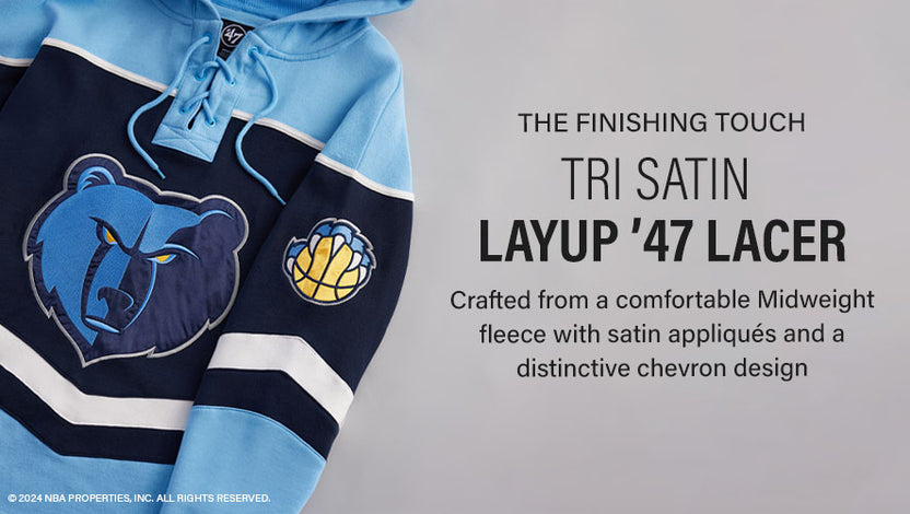 Denver Nuggets Apparel | Fleece Lacer Hood | ’47