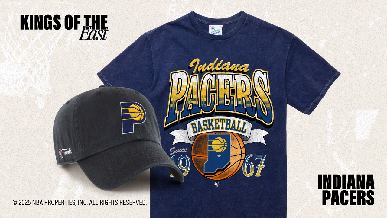 Indiana Pacers Hats, Apparel & Gear | Licensed NBA Shop | ’47