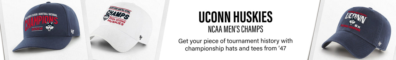 UConn Huskies Hats, Apparel & Gear | Licensed NCAA Shop | ’47