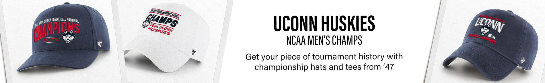UConn Huskies Hats, Apparel & Gear | Licensed NCAA Shop | ’47