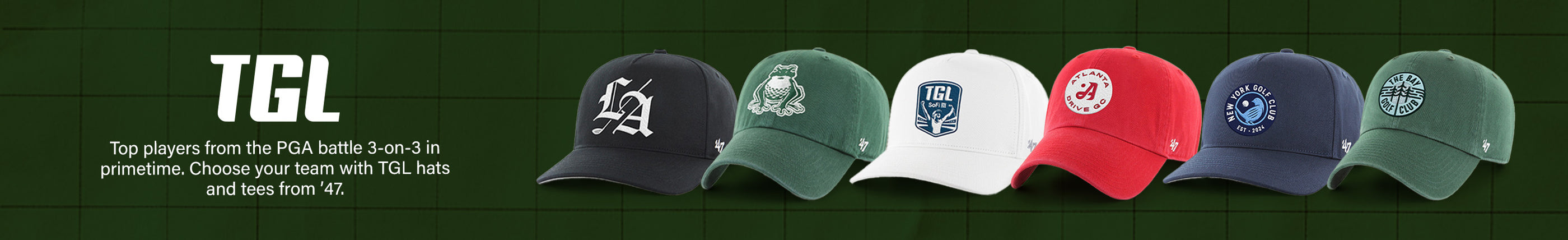 TGL Apparel & Golf Hats | Comfortable, Stylish Gear | ’47