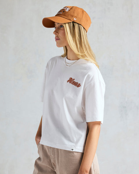 OHIO STATE BUCKEYES COLLAGE SCRIPT '47 REED CITY TEE WOMENS