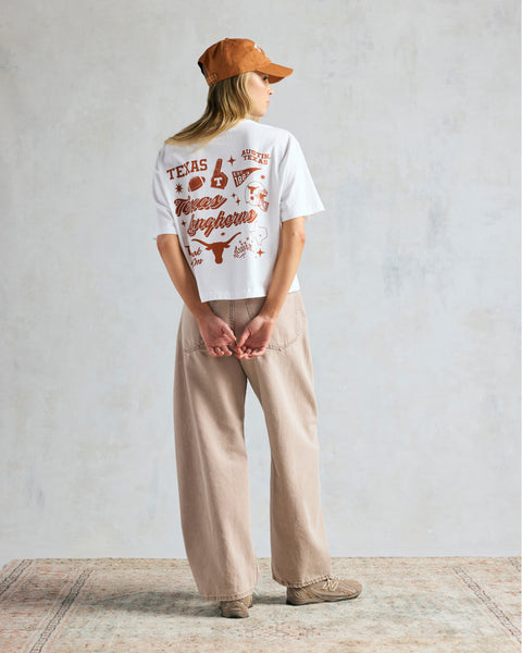 OHIO STATE BUCKEYES COLLAGE SCRIPT '47 REED CITY TEE WOMENS