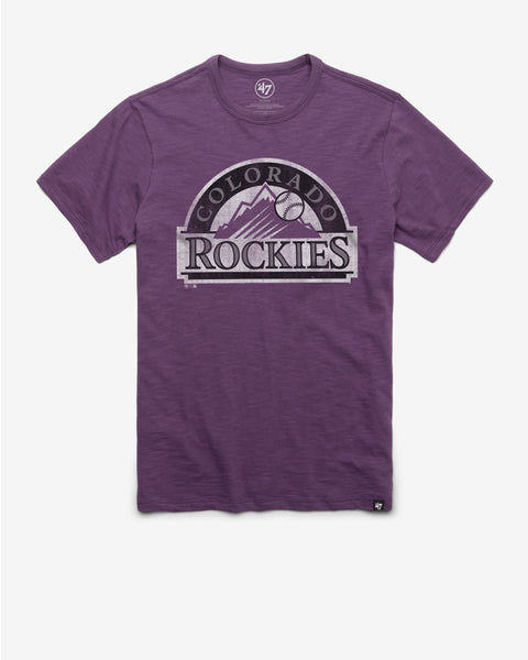Colorado Rockies Apparel | Distressed Vintage Scrum Tee | ’47