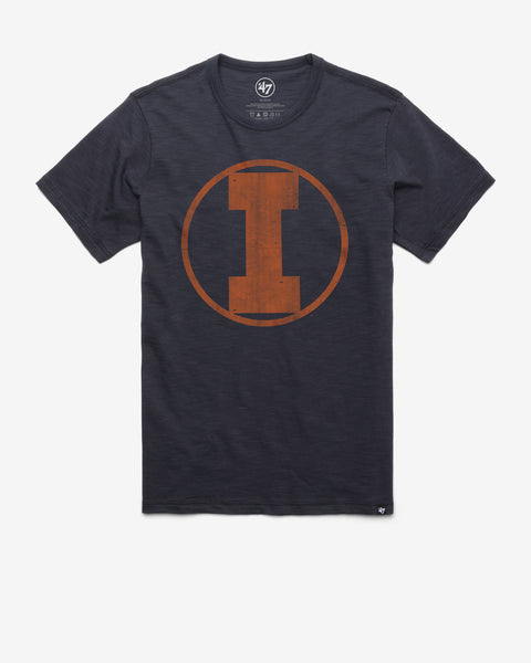 Illinois Fighting Illini Apparel | Distressed Vintage Scrum Tee | ’47