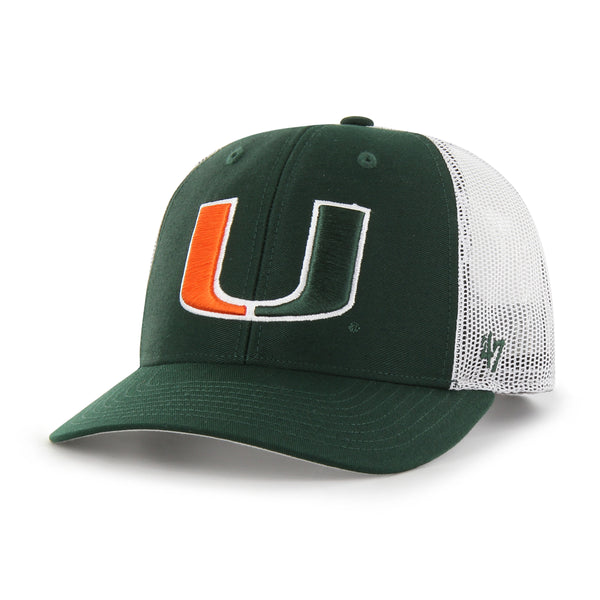 Miami Hurricanes Hats | Mesh Trucker Cap | ’47